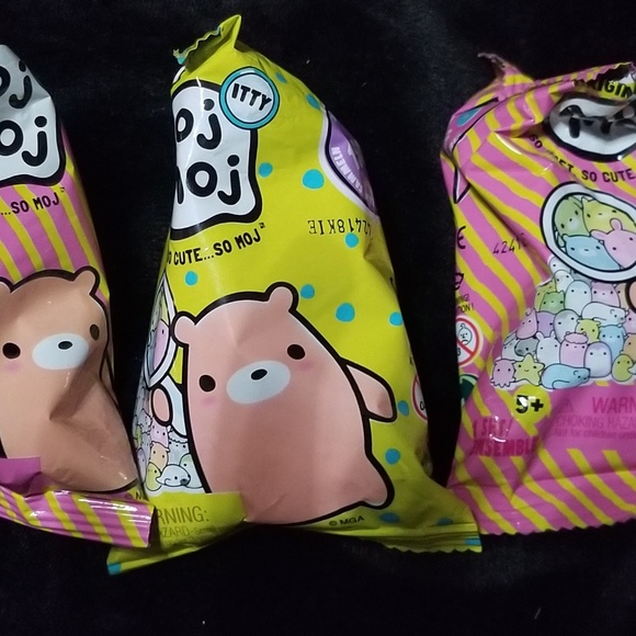Toys | Rare Lot Of 3 Moj Moj Squishy Smile Series The Original Blind ...